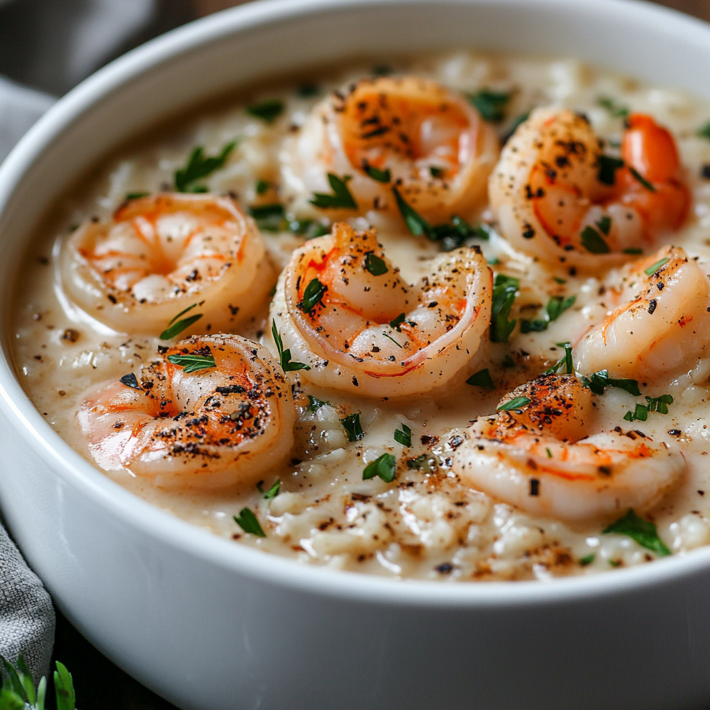 Creamy Shrimp and Rice Soup - Nemial